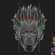 Download STL file Ghost Rider mask -Agents of SHIELD - Marvel comics 3D ...