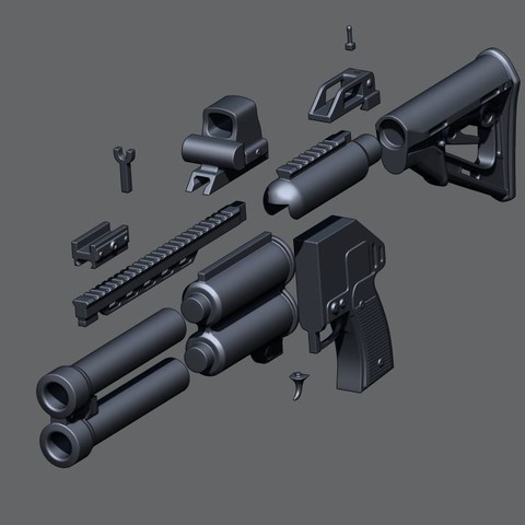 Download 3D printing files Sage ordnance Deuce GUN ・ Cults