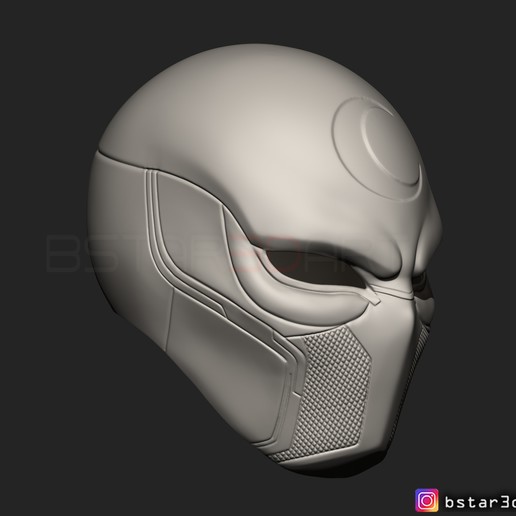 Download STL file The Moon Knight Helmet - Marvel Mask High quality 3D ...