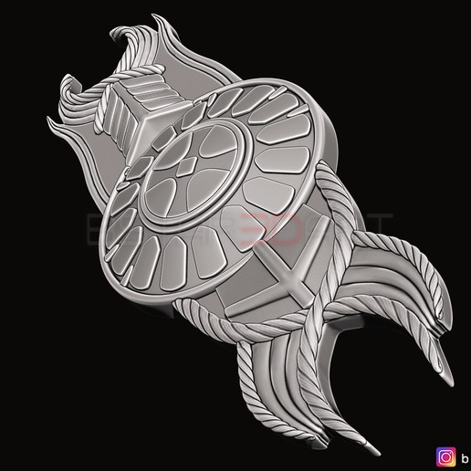 Download STL file Guardian Shield - gauntlet kratos - kratos armor - God of War 3D print model ...