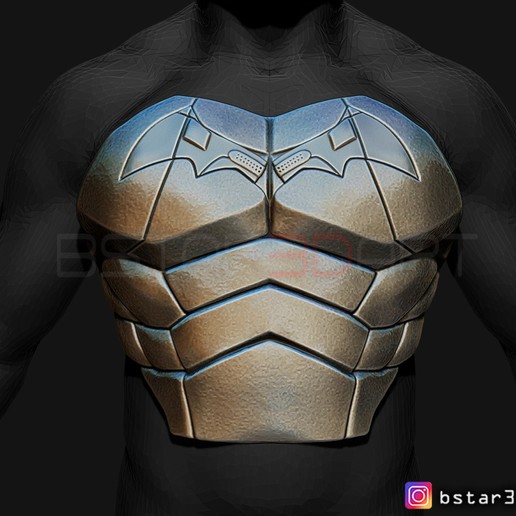 Download STL file Batman Armor - Batman 2021 - Robert Pattinson 3D ...