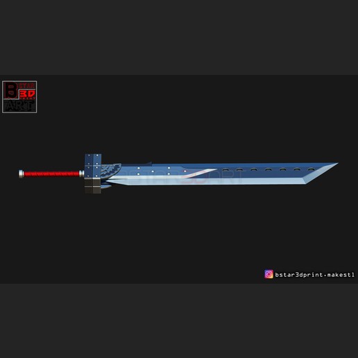 Download 3D model Fusion Sword Cloud - Final Fantasy VII remake ・ Cults
