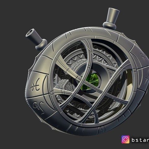 Download 3D printer model Eye Of Agamotto - TIME STONE - Doctor Strange ...