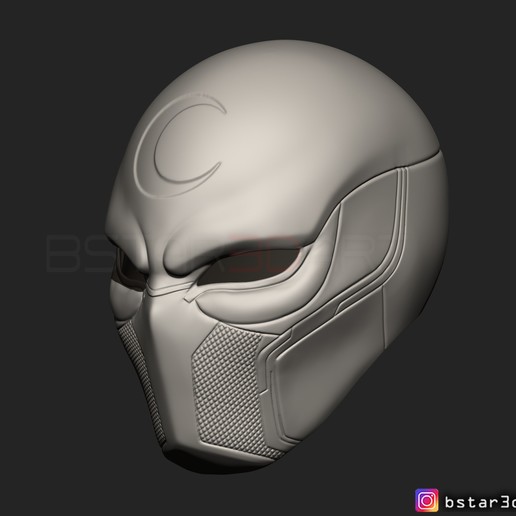 Download STL file The Moon Knight Helmet - Marvel Mask High quality 3D ...