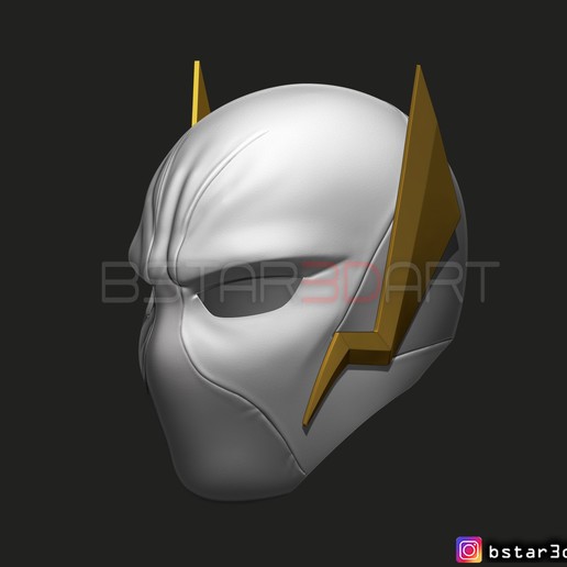 Download STL file Godspeed Mask - Flash God Season 6 - Flash cosplay ...