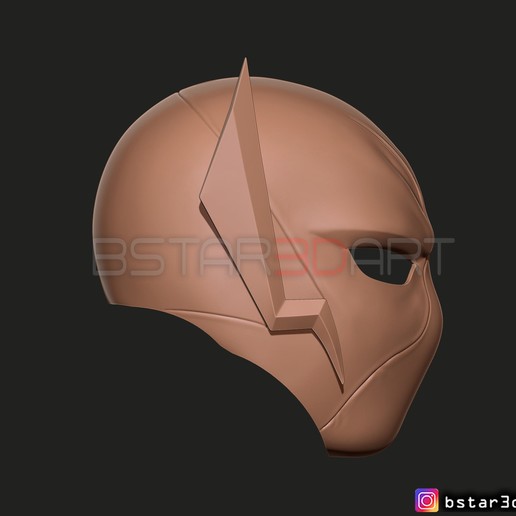 Download STL file Godspeed Mask - Flash God Season 6 - Flash cosplay ...