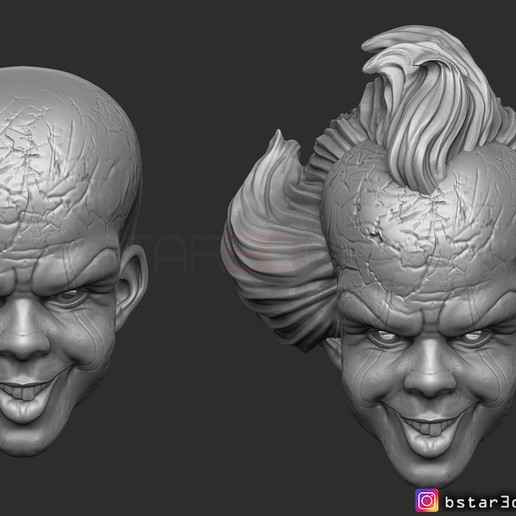 Download 3D printer designs Penny Wise Mask - IT chapter Two ・ Cults