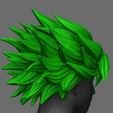 Download 3D model Broly Hair - Dragon ball - For Cosplay ・ Cults