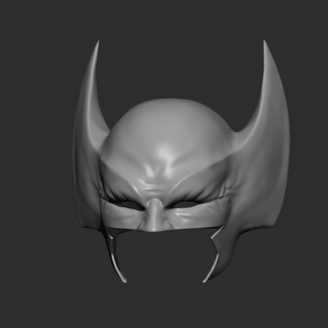 Download STL file Wolverine Mask - Helmet for Cosplay 1:1 • Design to ...