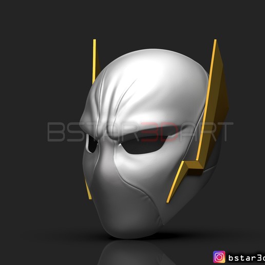 Download STL file Godspeed Mask - Flash God Season 6 - Flash cosplay ...