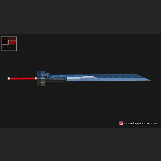 Download 3D model Fusion Sword Cloud - Final Fantasy VII remake ・ Cults