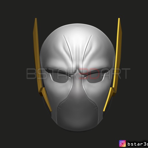 Download STL file Godspeed Mask - Flash God Season 6 - Flash cosplay ...