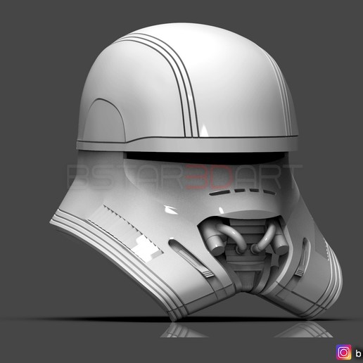 Download STL files First Order JET TROOPER Helmet - Stormtrooper Corp ...