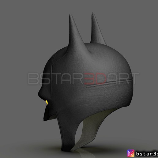 Download STL file Batman Mask - Robert Pattinson - The Batman 2021 - DC ...