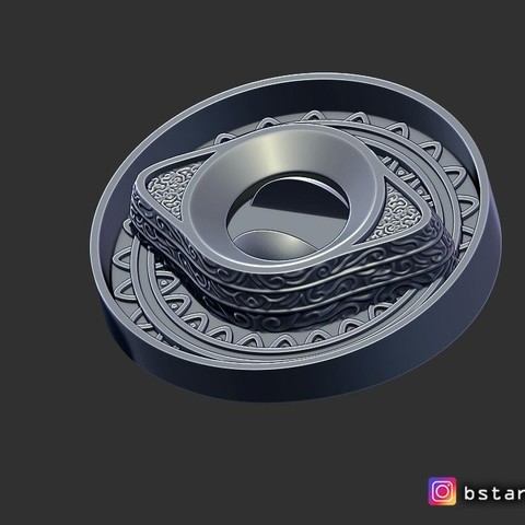 Download 3D printer model Eye Of Agamotto - TIME STONE - Doctor Strange ...