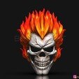 Download 3D printer templates Ghost Rider mask -Agents of SHIELD ...