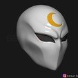 Download 3D printer templates Moon Knight Mask - Marvel helmet ・ Cults