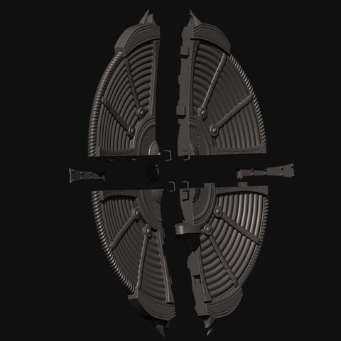 Download STL file Shield of Kratos - Guardian Shield - God of War 2018 ...