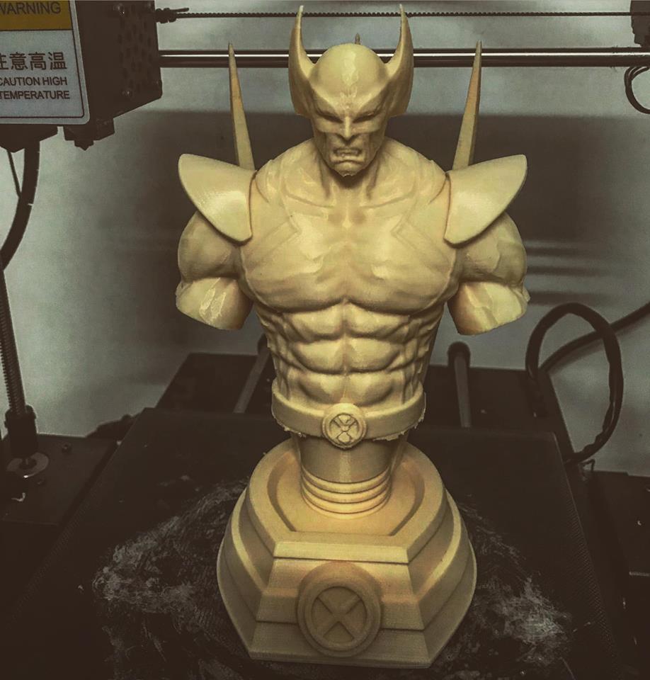 3D printable Wolverine Bust - Marvel 3D print model 3D print model・Cults
