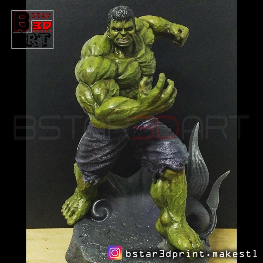 3D printable SUPER HULK - Super Hero - Marvel • made with Anycubic i3 ...