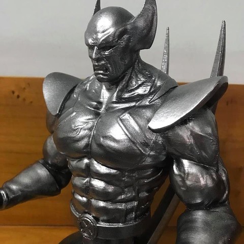 3D printer Wolverine Bust - Marvel 3D print model 3D print model ・ Cults