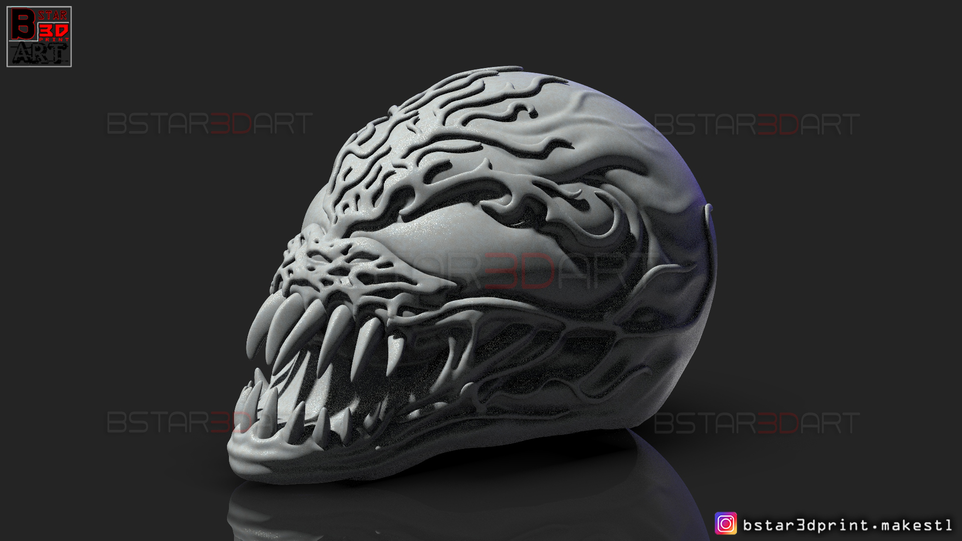 3D printable Venom Carnage mask - Venom 2021 - Marvel comics Cosplay 3D ...