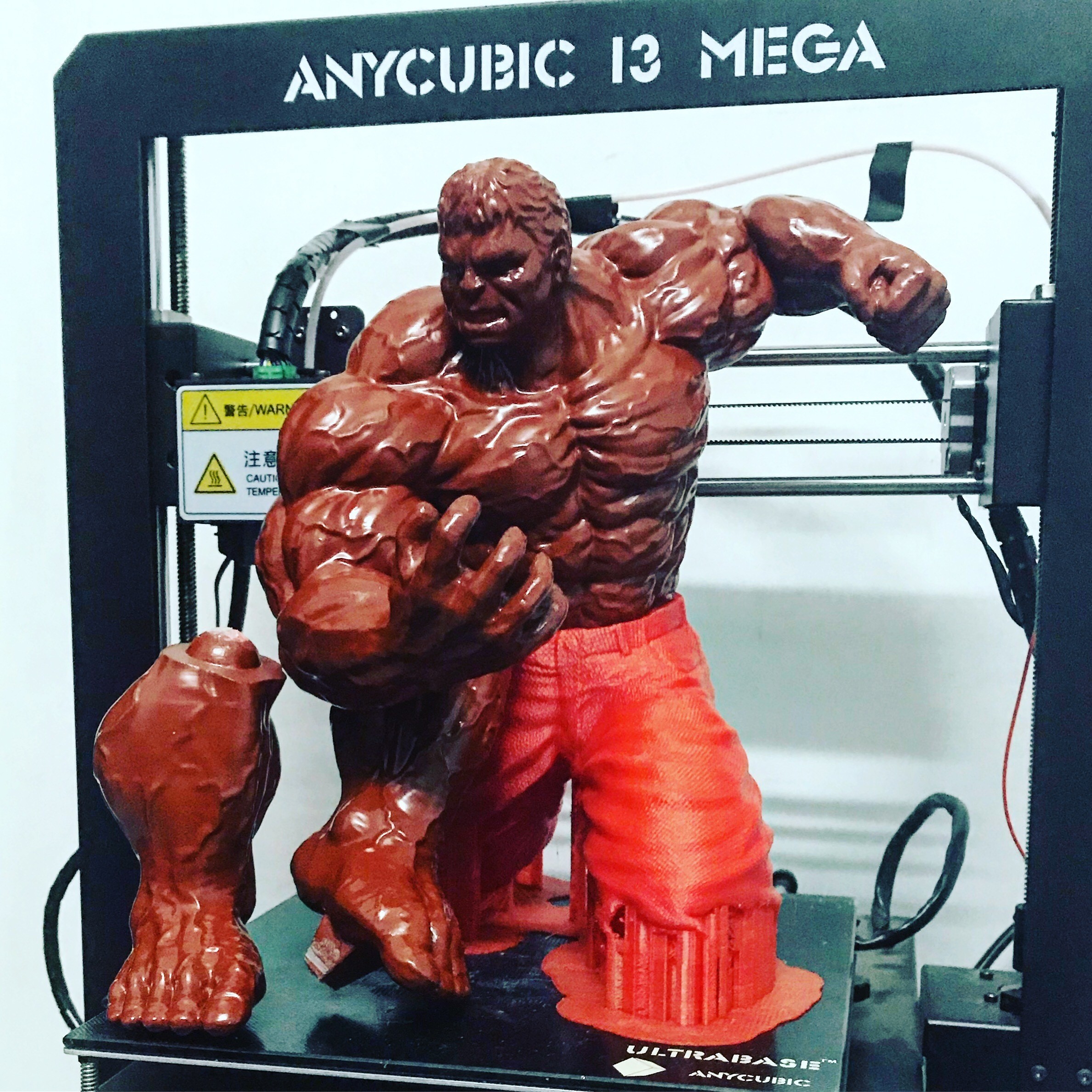 3D printable SUPER HULK - Super Hero - Marvel • made with anycubic i3 ...