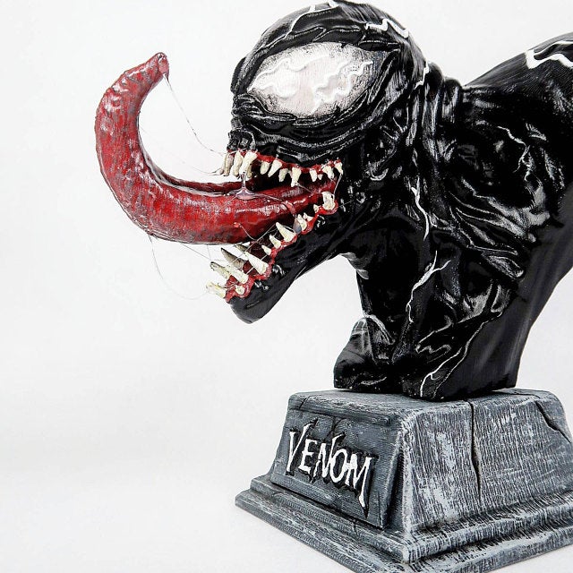3D printer Venom Bust - Marvel 3D print model • made with Anycubic i3 ...