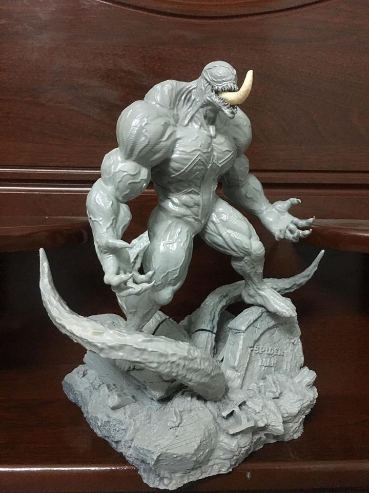 3D printed Super Venom - Marvel 3D print model • made with Anycubic i3 ...