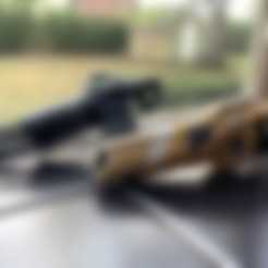 Download free OBJ file TitanFall 2 Splitter Rifle and the 40mm Tracker ...