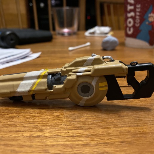 Download free OBJ file TitanFall 2 Splitter Rifle and the 40mm Tracker ...