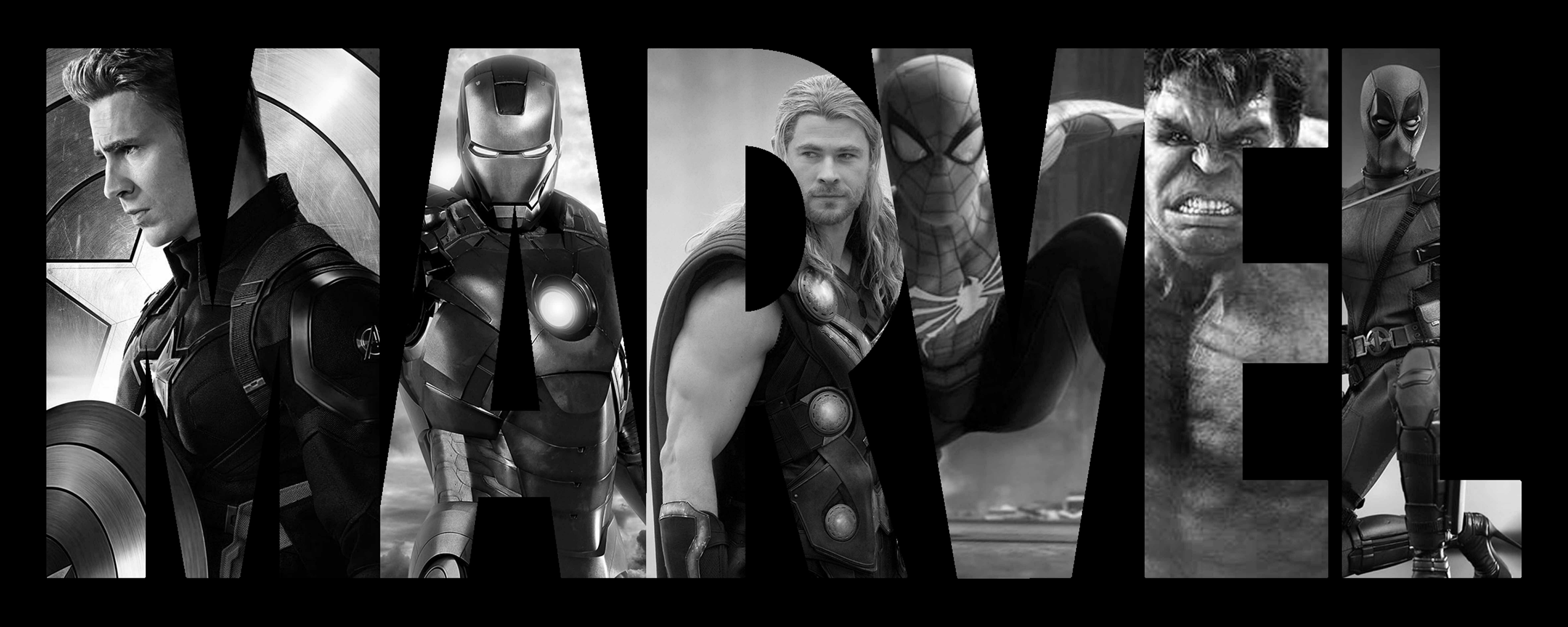 STL file MARVEL LOGO LITHOPHANE - THE COMPLETE SET 🎨・3D print object to ...