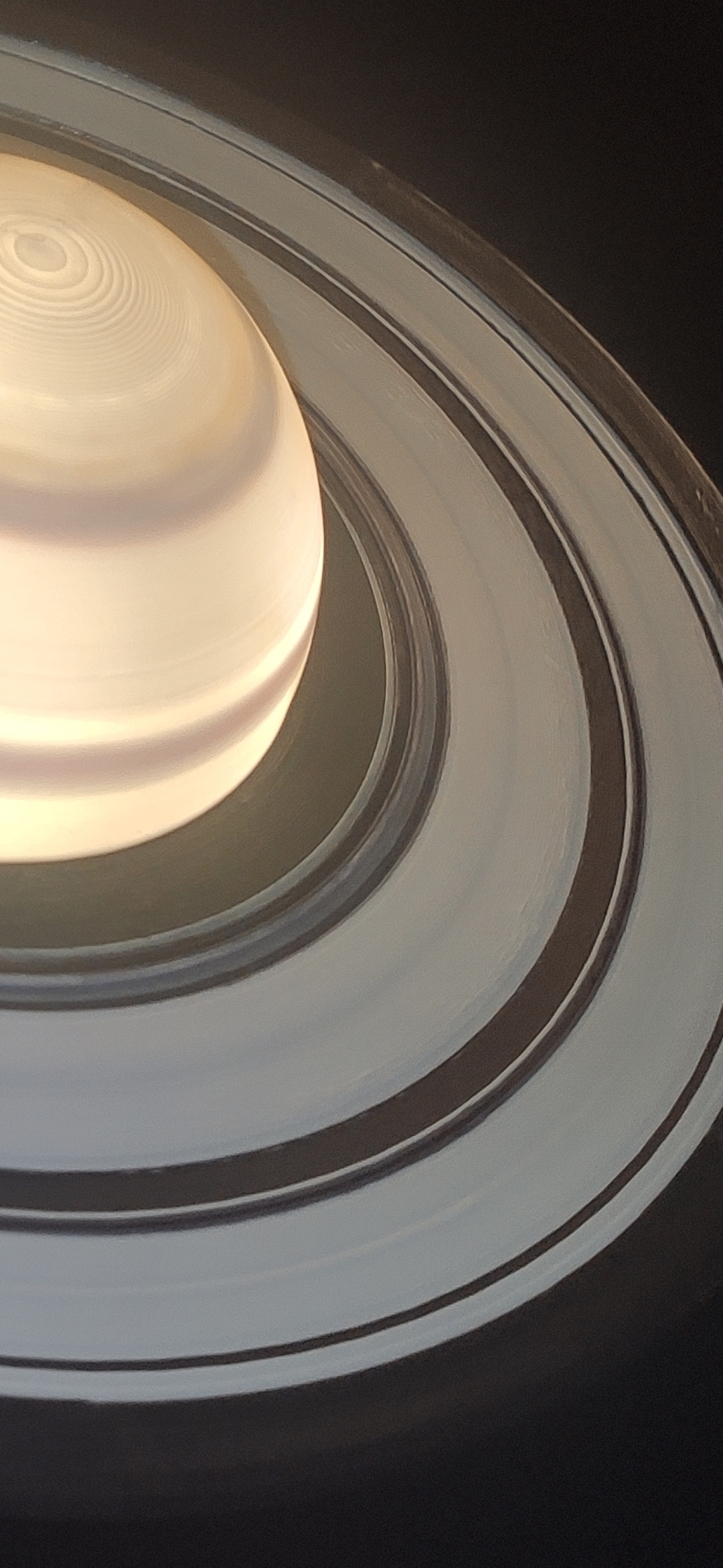 STL file LED Saturn Lamp , hanging or standing light・Design to download ...