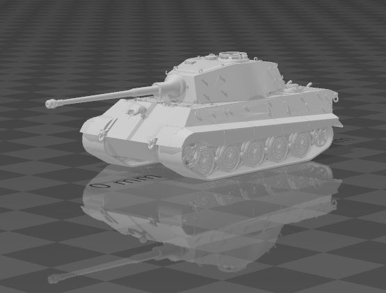 STL file King Tiger 🤴・Model to download and 3D print・Cults
