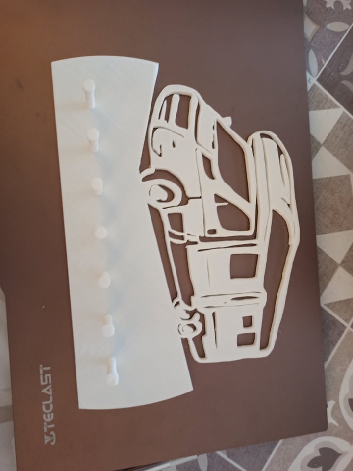 STL file Motorhome Keychain・3D printing design to download・Cults