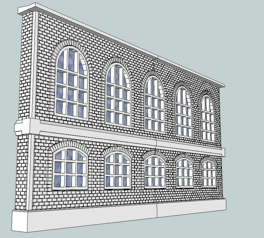 Free 3D file HO Scale Background Building Factory One 🏗️・Model to ...