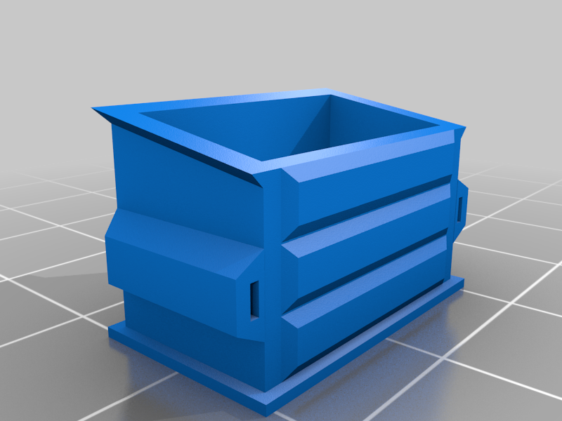 Free STL file Ho Scale Dumpster・3D print object to download・Cults