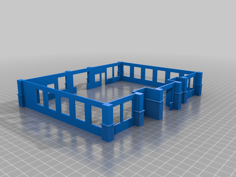 Free 3D file HO Scale Health Clinic or Small Hospital 🧑‍⚕️・3D printing ...