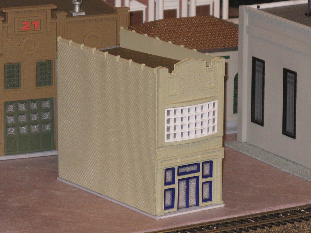 Free STL file HO Scale Main Street Four・3D printable design to download ...