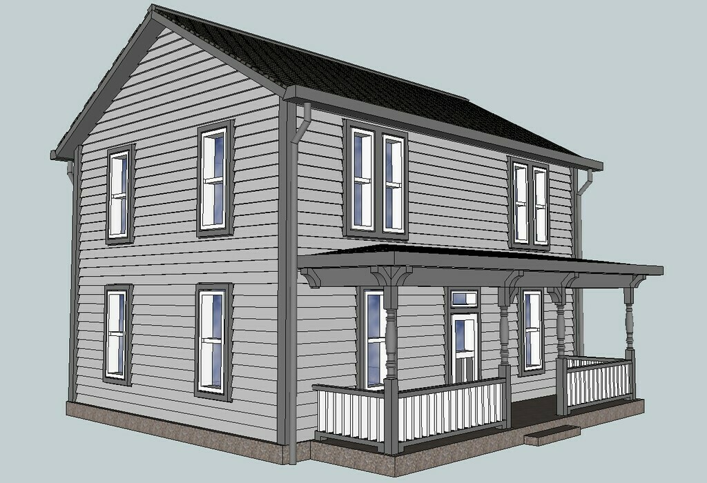 Free 3D file HO Scale The Michael Meyers House・3D printing template to ...