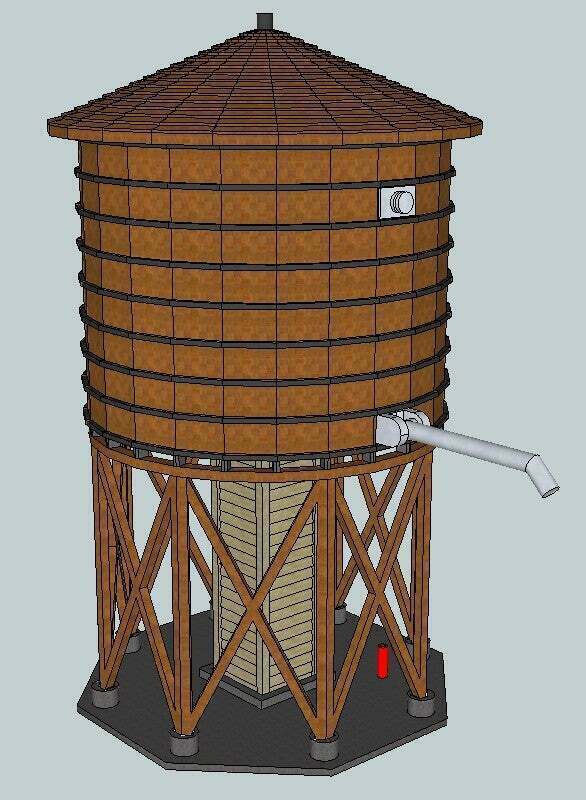 Free STL file HO Scale Water Tank・3D printer design to download・Cults