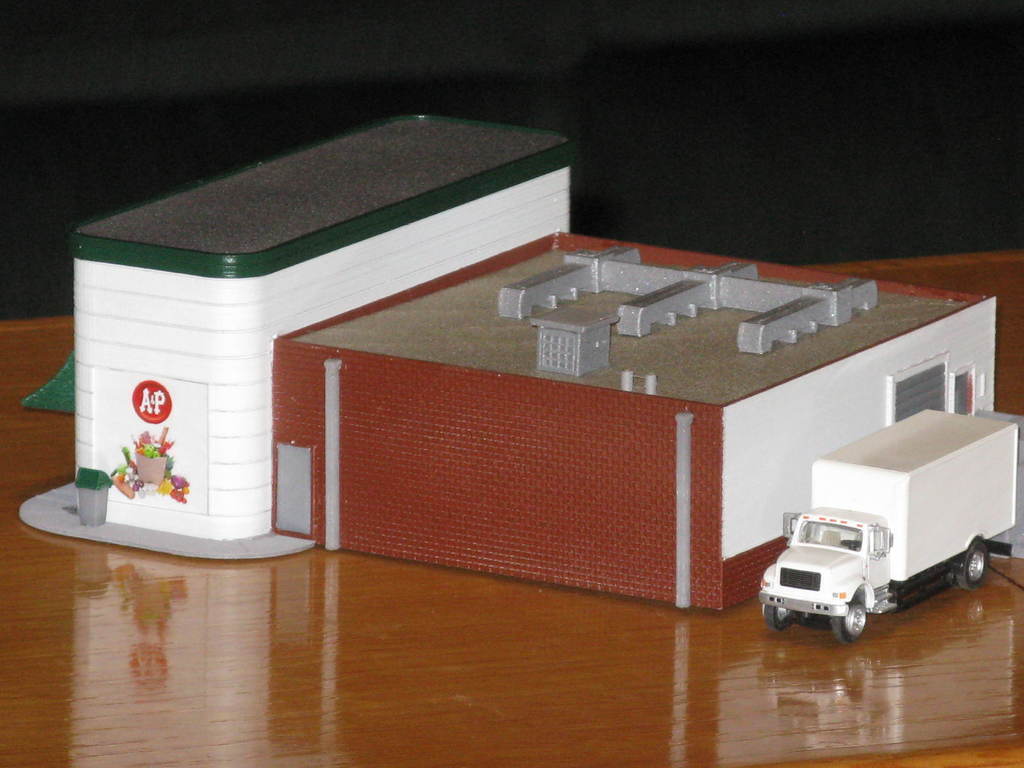 Free STL file HO Scale Grocery Store 🏛️・3D printer model to download・Cults