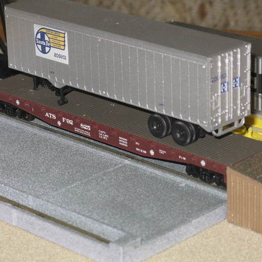 Download free STL file HO Scale Container and Truck Loading Facility ...