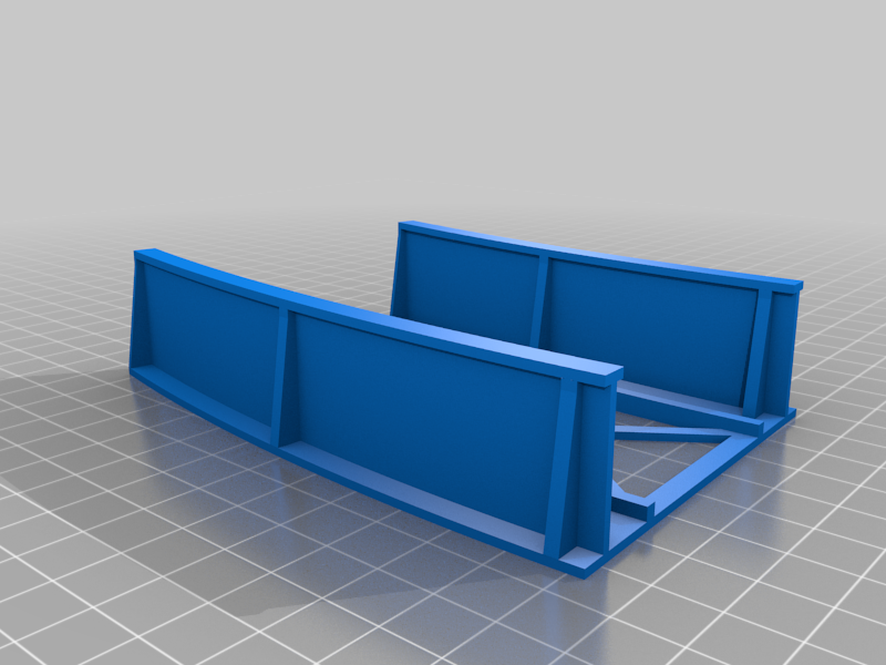 Free STL file HO Scale 30° Curved Bridge for Marklin 24230・3D printable ...