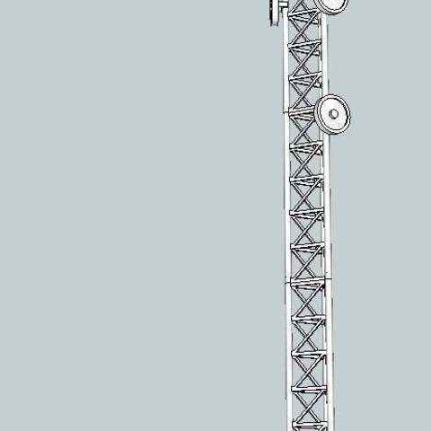 Download free 3D printer model HO Scale Broadcast Tower and Office ・ Cults