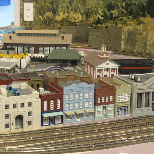 Download free STL file HO Scale Main Street One • 3D printing object ...