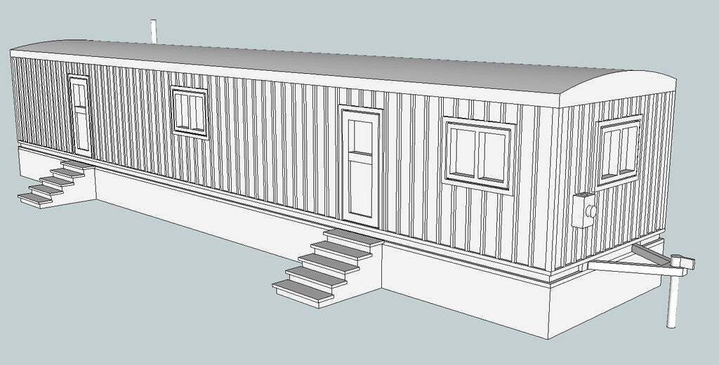 Free STL file HO Scale Office Trailer 🏢・Template to download and 3D ...