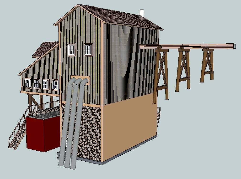 Free STL file HO Scale Coal Mine 🏛️・3D printer model to download・Cults