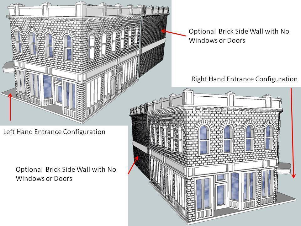 Free STL file HO Scale Main Street 14 Corner Building 🏗️・3D printer ...