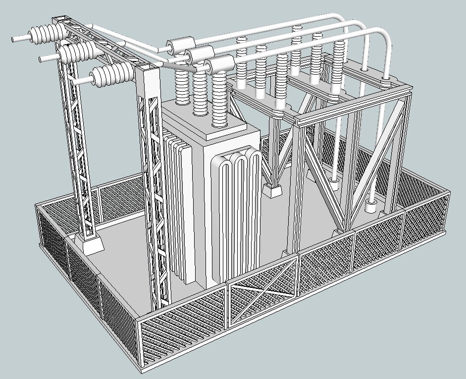 Free STL file HO Scale Transformer Station 🚉・3D printing template to ...